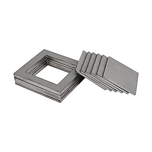 Luckyweld Welding Practice Kit, Mild Steel Welding Coupons 6pcs, 3 and 2 Inch Wide, Suitable for Novice MIG, TIG, Stick, Arc,MMA Welding Kit(Mild steel)