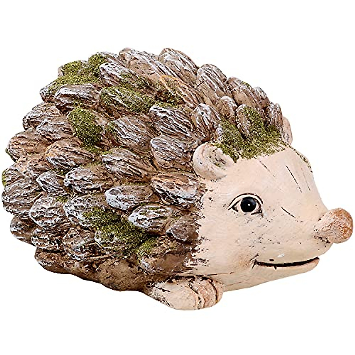 Sunnydaze Hazel The Hedgehog Garden Statue Decor - Hand-Painted Sculpture for Patio, Lawn, Garden and Indoor Living Spaces - 7-Inch