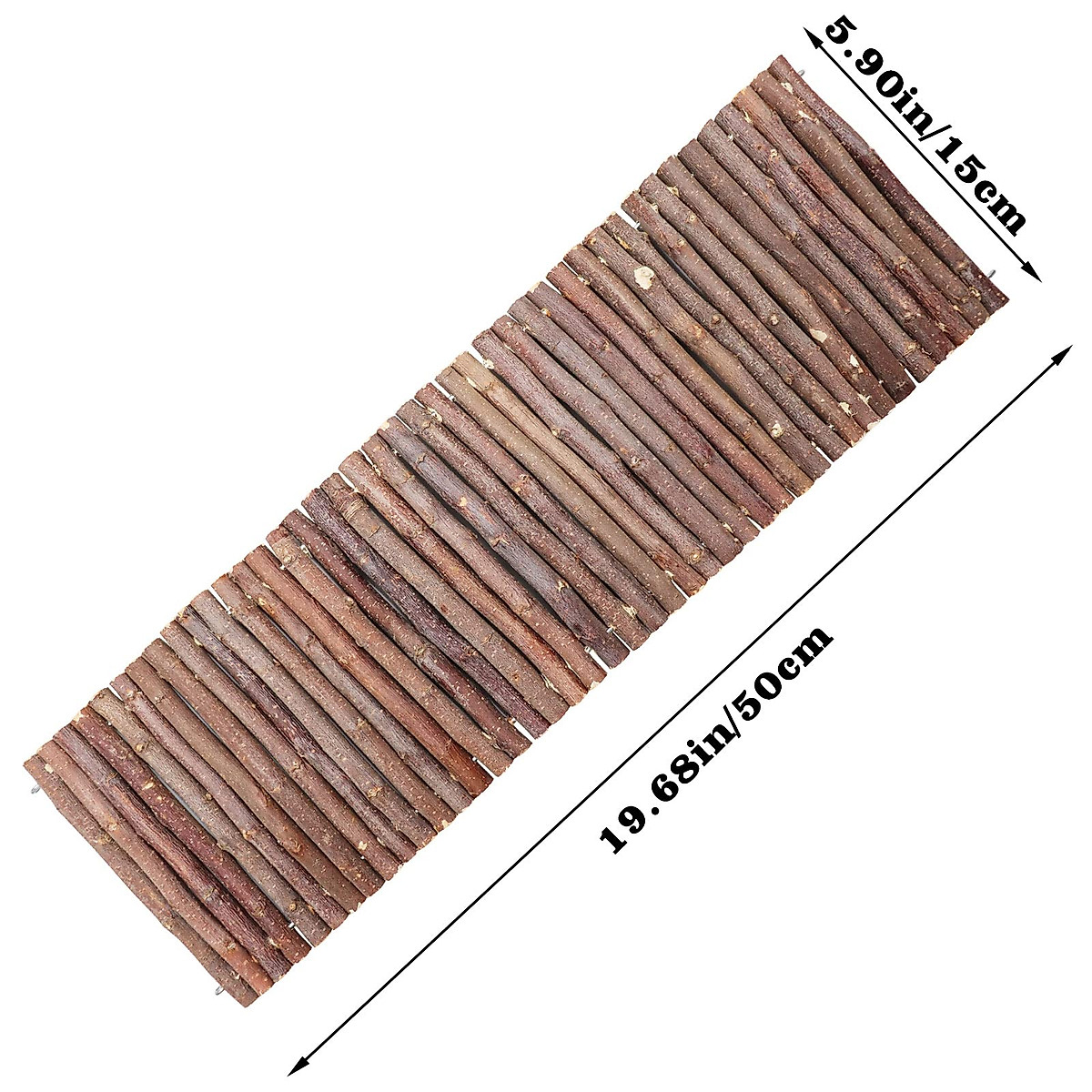 Hermit Crab Climbing Toys, Wooden Hermit Crab Hideout, Reptile Tank Habitat Decor, Bendable Ladder Bridge Tunnel Toys for Lizard Chameleon Hamster Rats Chinchilla Guinea Pig Rabbit Bearded Dragon