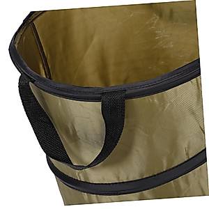GANAZONO Folding Trash can Recycle Trash can auto Trash Bag Portable car Trash can Portable Garbage bin car Trash bin Camping Garbage can Yard Waste Container Lawn Steel Wire Household