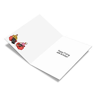 NobleWorks - 40th Birthday Card with Envelope - Funny Stationery Notecard for Birthdays, 40 Year Old Greeting - How Did 40 Happen C7322MBG