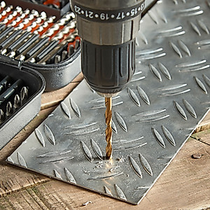 VonHaus 246-Piece Drill and Drive Bit Set with Titanium Coated HSS Bits and Storage Case for Drilling Metal, Masonry, Wood and Plastics