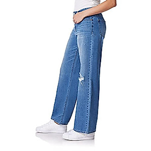 WallFlower Women's Skater Denim High-Rise Insta Classic Juniors Jeans (Standard and Plus), Brielle, 3