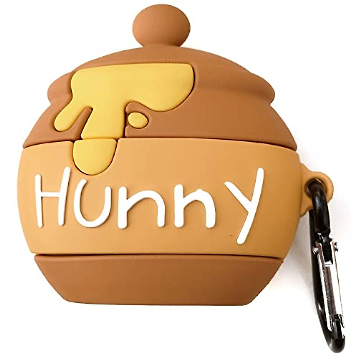 Cute Case Compatible with Apple AirPods Pro Cartoon Anime Cool Kawaii Food Cover Silicone Shell Anti-Fall Cases for New Apple AirPods 2019 for Men Women (AirPods Pro, Hunny)