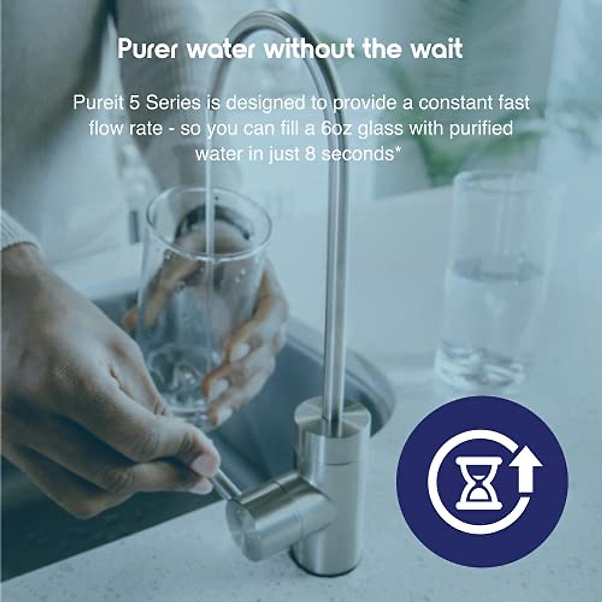 Pureit 5 Series UR5440 RO Reverse Osmosis Water Purifier, DURAViva Filtration Tech, WQA Gold Seal-Certified, 90%+ TDS Removal