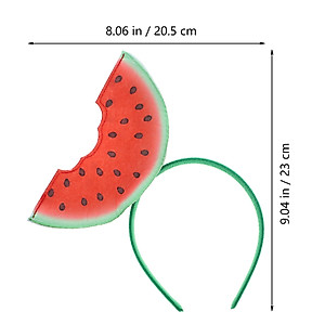 Watermelon Headband for Party Favors, Fruit Headband Fashion Headpiece Watermelon Costume for Women Girls