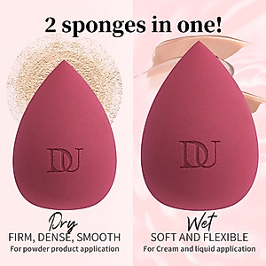 DUcare Makeup Brushes Duo End Makeup Blender Sponge