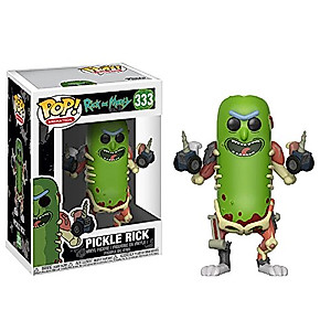 Funko Pop Animation Rick & Morty Pickle Rick, Pickle Rick (w/Laser) Vinyl Figures SET