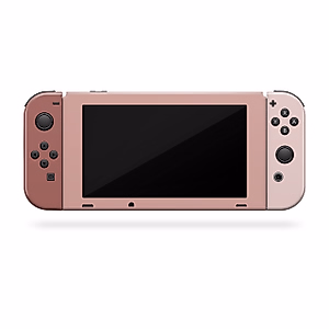 Tacky Design Retro Skin Compatible with Nintendo Switch Skin Wrap Cover, Brown Colorwave Color Blocking for Nintendo Switch Stickers, Premium Vinyl 3M Full Wrap Decal.