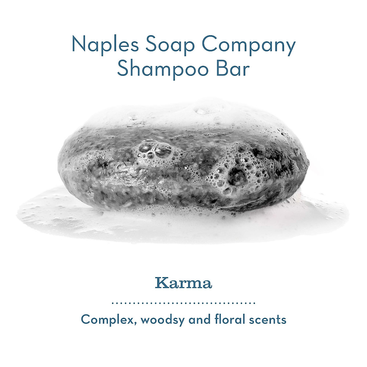 Naples Soap Company, 50-75 Use, Solid Shampoo Bar, Gentle, Eco-Friendly Haircare Helps Ensure Nourished and Healthy Hair, All Hair Types, Honey Almond, 1.75 oz.