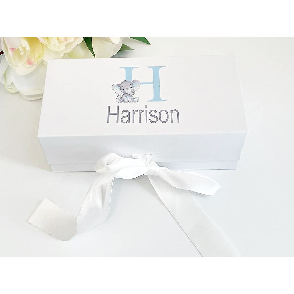 Personalized Baby Gift Boys, Baby Brush & Comb Set, Elephant Baby Gift, Baby Gifts for Newborn Boys.