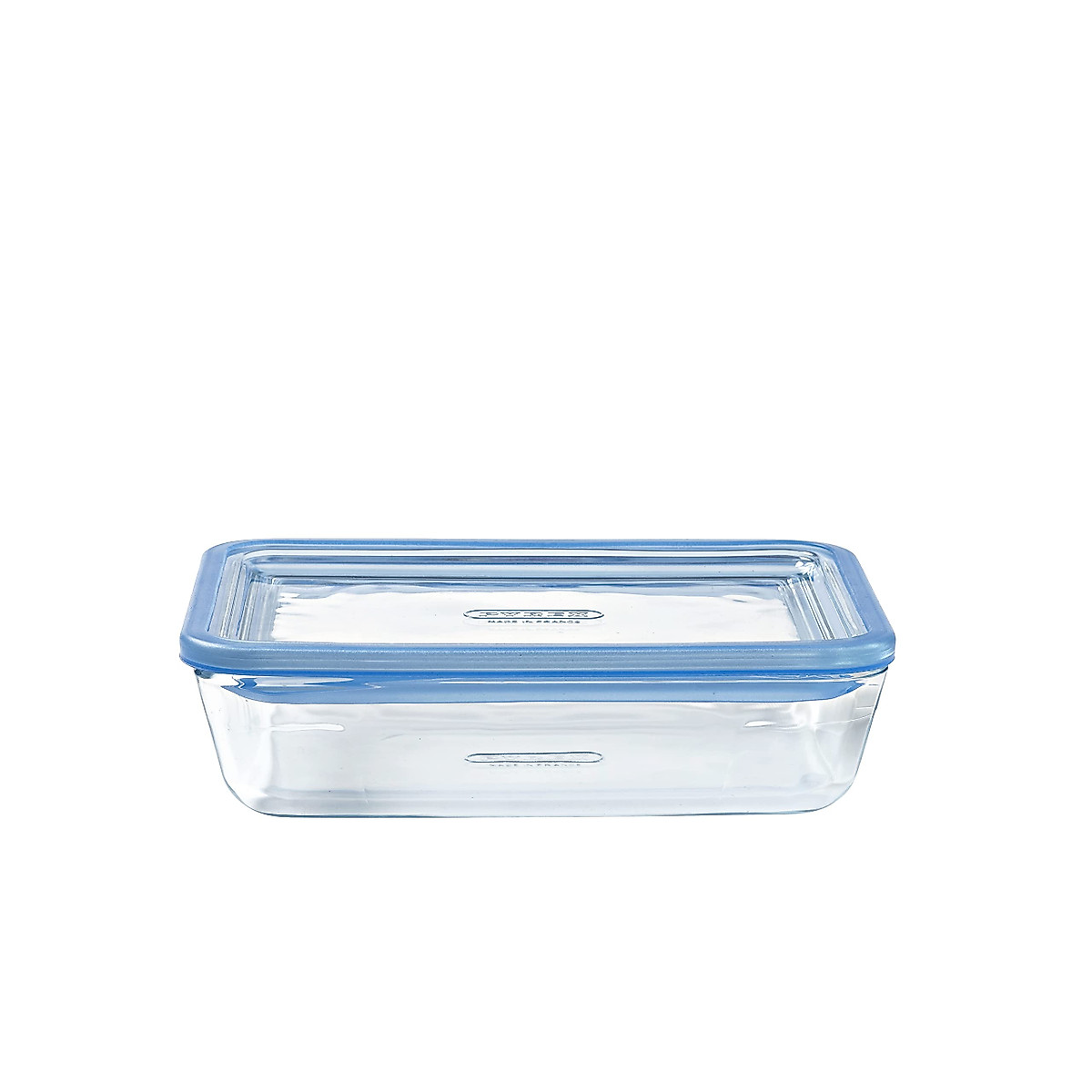 Pyrex Pure Glass – Rectangular Airtight Container with Lid 19 x 14 x 5 cm – 0.8 L, Transparent (5424004)