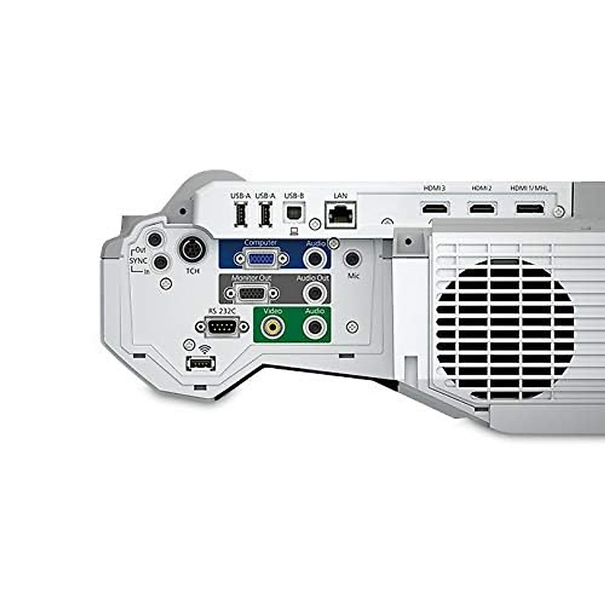 Epson V11H728022 BrightLink 696Ui LCD Projector, White