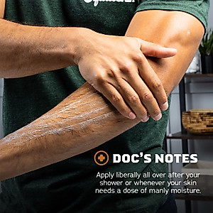 Dr. Squatch Men's Non-Greasy Natural Lotion - 24-hour moisturization hand and body lotion - Made with Shea Butter, Coconut Oil, and Vitamin E - Pine Tar, Fresh Falls (2 Pack)