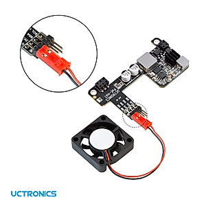 UCTRONICS PoE HAT for Raspberry Pi 4B, IEEE 802.3af-Compliant, 5V 2.5A Mini Power Over Ethernet Expansion Board for Raspberry Pi 4 B 3 B+