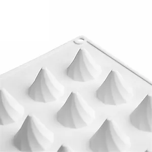 1PCS Mini Cone Small Peak Mousse Cake Mold Candle Mold Soap Mold Silicone Chocolate Mold French Dessert Pastry Baking Bakeware Ice