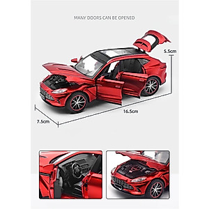 RCWEER Scale Vehicles Model Alloy Diecasts & Toy Vehicles Metal Toy Car Model Sound and Light Collection Kids Toy 1/32 for Aston Martin for DBX 707 (Color : Green)