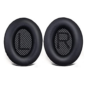 Replacement Ear Pads for Bose QuietComfort 15/QuietComfort 25(QC15/ 25), Headphone Ear Covers with Memory Foam, Soft Leather, Adaptive Bose Noise Cancelling Headphones Replacement Earpads Cushions