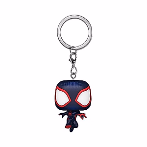Funko Pocket Pop! Spider-Man: Across The Spider-Verse (2023) - Miles Morales as Spider-Man (Thwip Hand) Keychain Special Edition Marvel Exclusive Vinyl Keychain