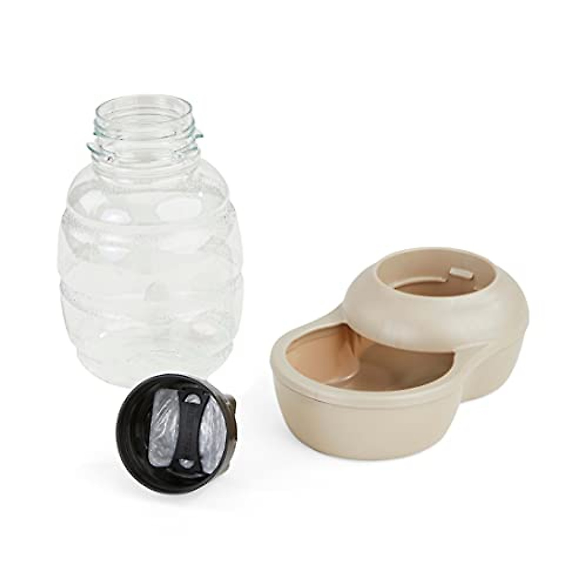 Petmate Gray Replendish Pet Waterer, X-Small, 0.5 Gallon