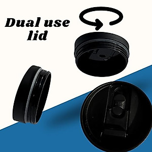 FROJA 40-oz Vacuum-insulated Stainless Steel Tumbler with Lid, Straw, 12 Hours Hot/24 Hours Cold, BPA-Free, Leak-Proof, Large Capacity