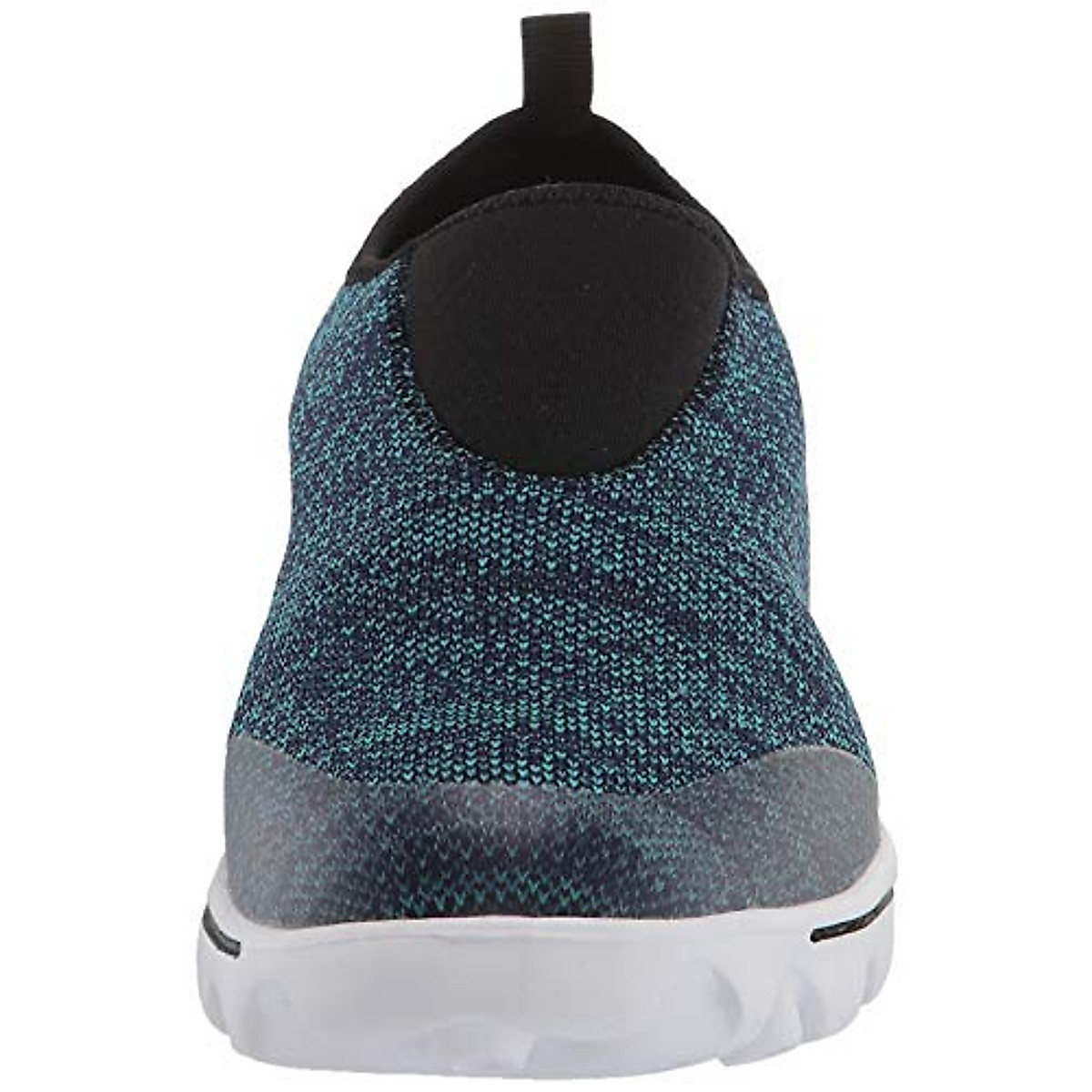 Propet Women's TravelActiv Slip-On Sneaker, Blue Heather, 8 Medium US