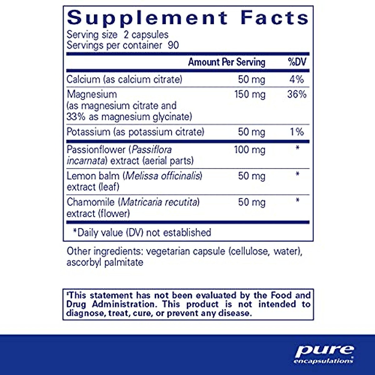 Pure Encapsulations Muscle Cramp/Tension Formula | Hypoallergenic Supplement to Reduce Occasional Muscle Cramps/Tension and Promote Relaxation | 180 Capsules