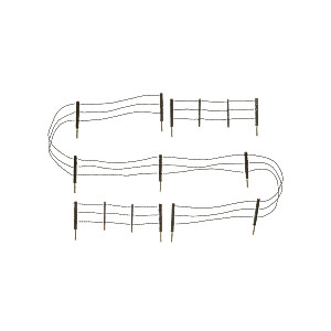 Micro-Mark Woodland Scenics® Barbed Wire Fence O Scale