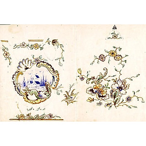 An original design for a porcelain vase