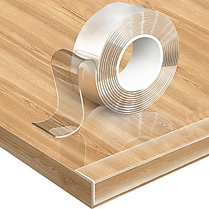 Baby Proofing,Edge Protector Strip, Clear Corner Protectors for Kids, Soft Baby Child Safety Corner Guards for Furniture Against Sharp Corners for Tables, Drawers, Sink, Wall 1.2in x 3.3ft