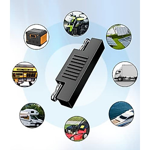 BERLAT SAE Connector SAE to SAE Polarity Reverse Quick Disconnect Cable Plug Adapter for Solar Panel Battery Power Charger - 5Pack