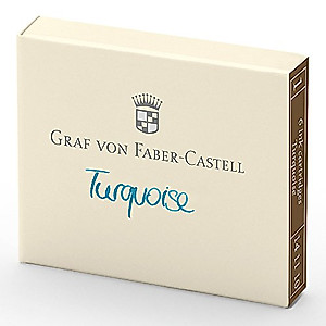 Faber-Castell Graf von 6 ink cartridges Turquoise 141110