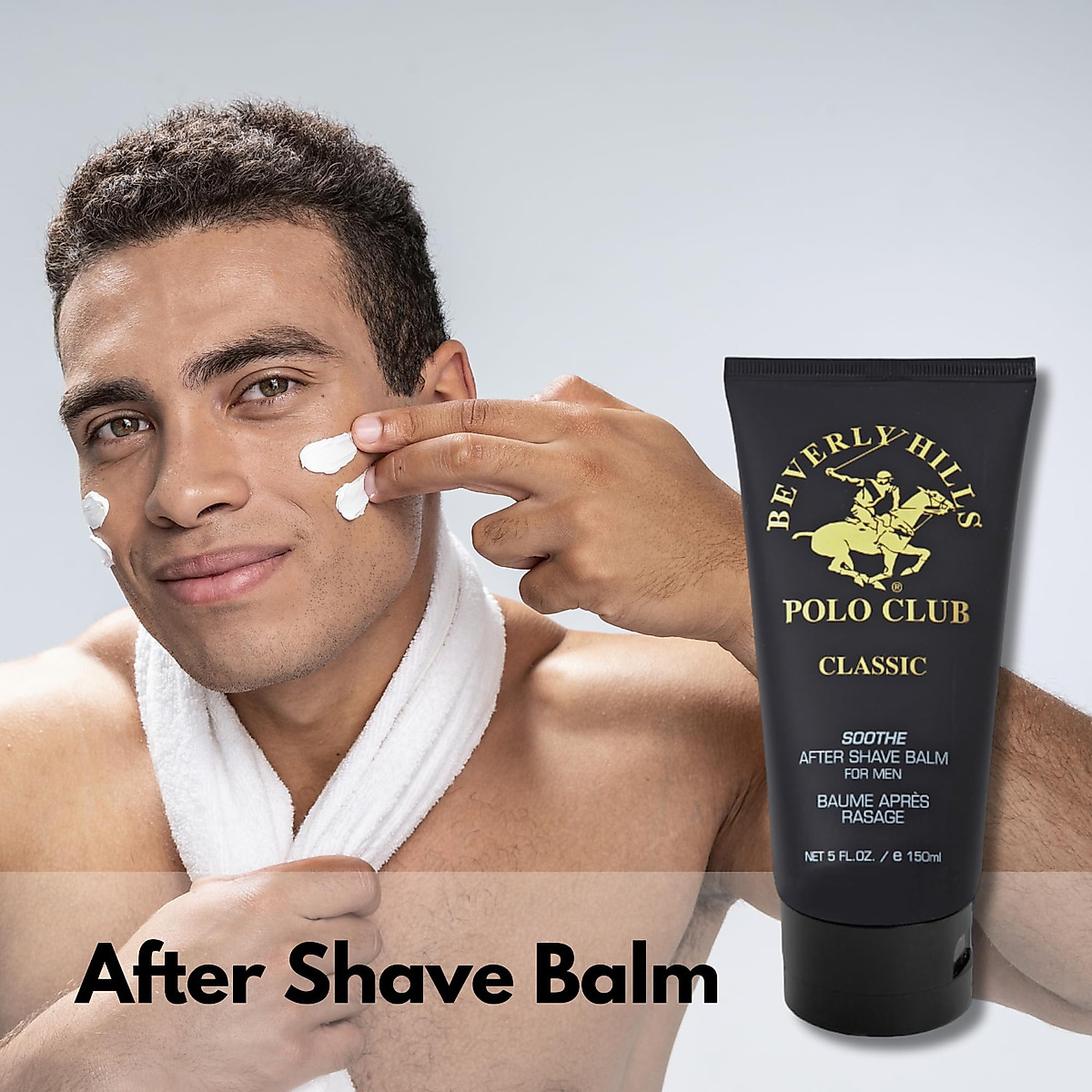 Beverly Hills Polo Club Classic Soothing After Shave for Men | 5oz