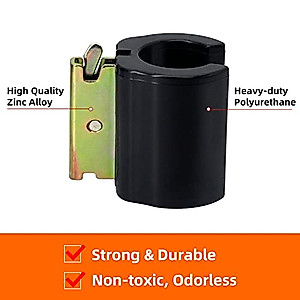 KOPKIO 4 Pack E Track Tool Holders Heavy Duty Tool Holder Organizer,E Track/X Track Tool Hangers for Trailers,Vans,Trucks,Garages, Brooms,Hammers, Shovels,Gardening Tools,Medium Size