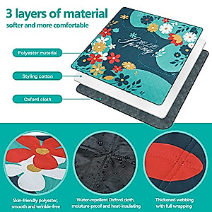 Homde Picnic Blanket 79"x79" Beach Blanket Waterproof Sandproof for Outdoor Beach Camping Hiking Travel Machine Washable Colorful Garden