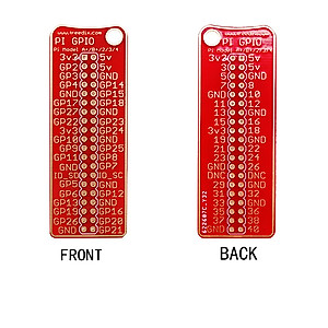 Treedix 3pcs GPIO Reference Board Pinout Plus Compatible with Raspberry Pi A+, B+, 2, 3, 4