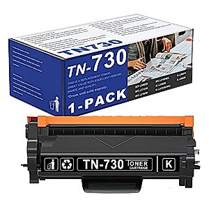 INDI Compatible TN-730 TN730 Toner Cartridge - Black Replacement for MFC-L2750DW L2710DW L2750DWXL HL-L2350DW L2370DWDWXL L2390DW L2395DW DCP-L2550DW Printer Toner Cartridge