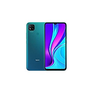 Xiaomi Redmi 9C Smartphone 64GB + 3GB 6.53 "HD + Display 5000mAh, Face Recognition AI, 13 MP, Triple Camera (NOT for Verizon Boost Cricket At&t) + (w/Fast Car Charger Bundle) (Aurora Green)