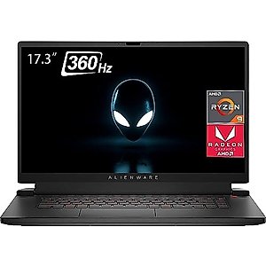 Alienware M17 Gaming Laptop 2023 Newest, 17.3" 360Hz Display, AMD Radeon RX 6850M XT (Beat RTX 3080 Ti), AMD Ryzen 9 6900HX Processor, 32GB DDR5 RAM, 1TB SSD, RGB Backlit Keyboard, Windows 11 Home