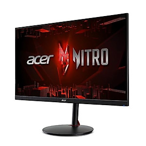 Acer Nitro 27" WQHD 2560 x 1440 PC Gaming Monitor | AMD FreeSync Premium | Up to 180Hz Refresh | Up to 0.5ms | HDR400 | DCI-P3 95% | 1 x Display Port 1.2 & 2 x HDMI 2.0 | XV272U V3bmiiprx