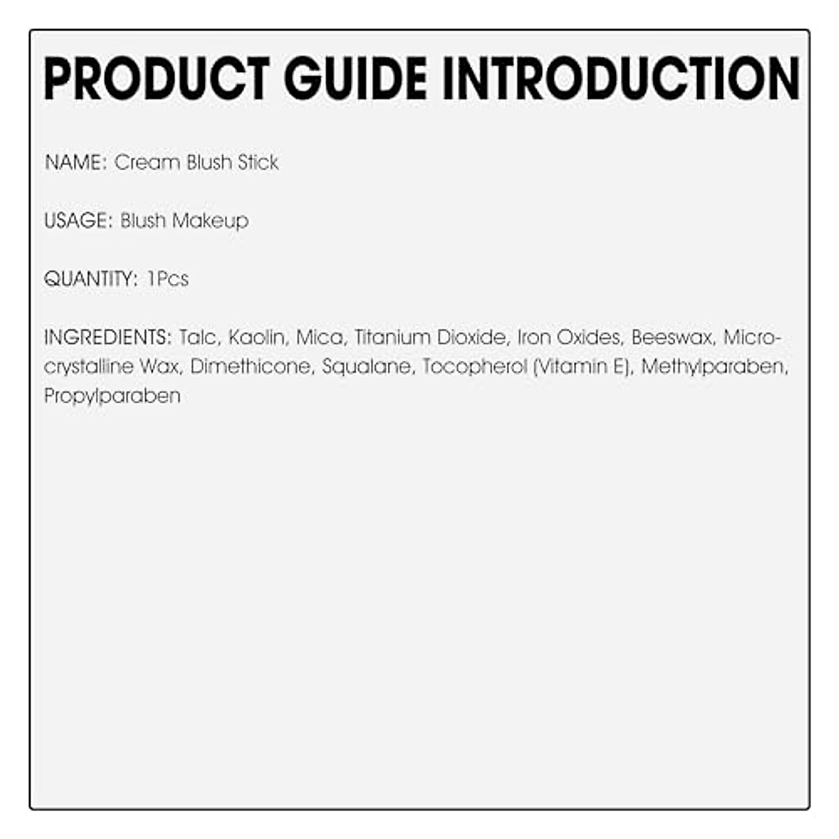 LOKFAR Cream Blush Stick for Cheeks Blush Makeup - 2 in 1 Multi Stick Blush for Cheeks Tint & Eyes & Lips, Cheek Makeup Stick Makeup Blush with Brush, Waterproof Creme Blush (#01 Cherry Pink)