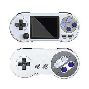 Data Frog SF2000 Handheld Arcade Game Console for Kids Adults, 3-inch IPS Screen Retro Video Gaming Console, Dual-core CPU Dual-Player Mode Video Game Console