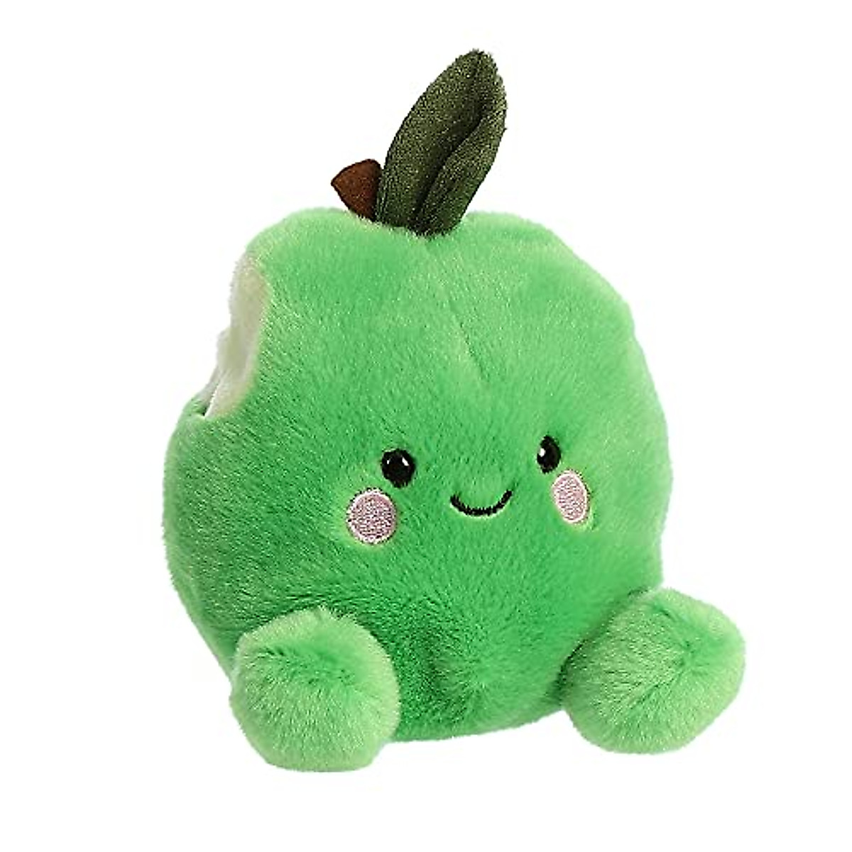 Aurora® Adorable Palm Pals™ Jolly Green Apple™ Stuffed Animal - Pocket-Sized Fun - On-The-Go Play - Green 5 Inches