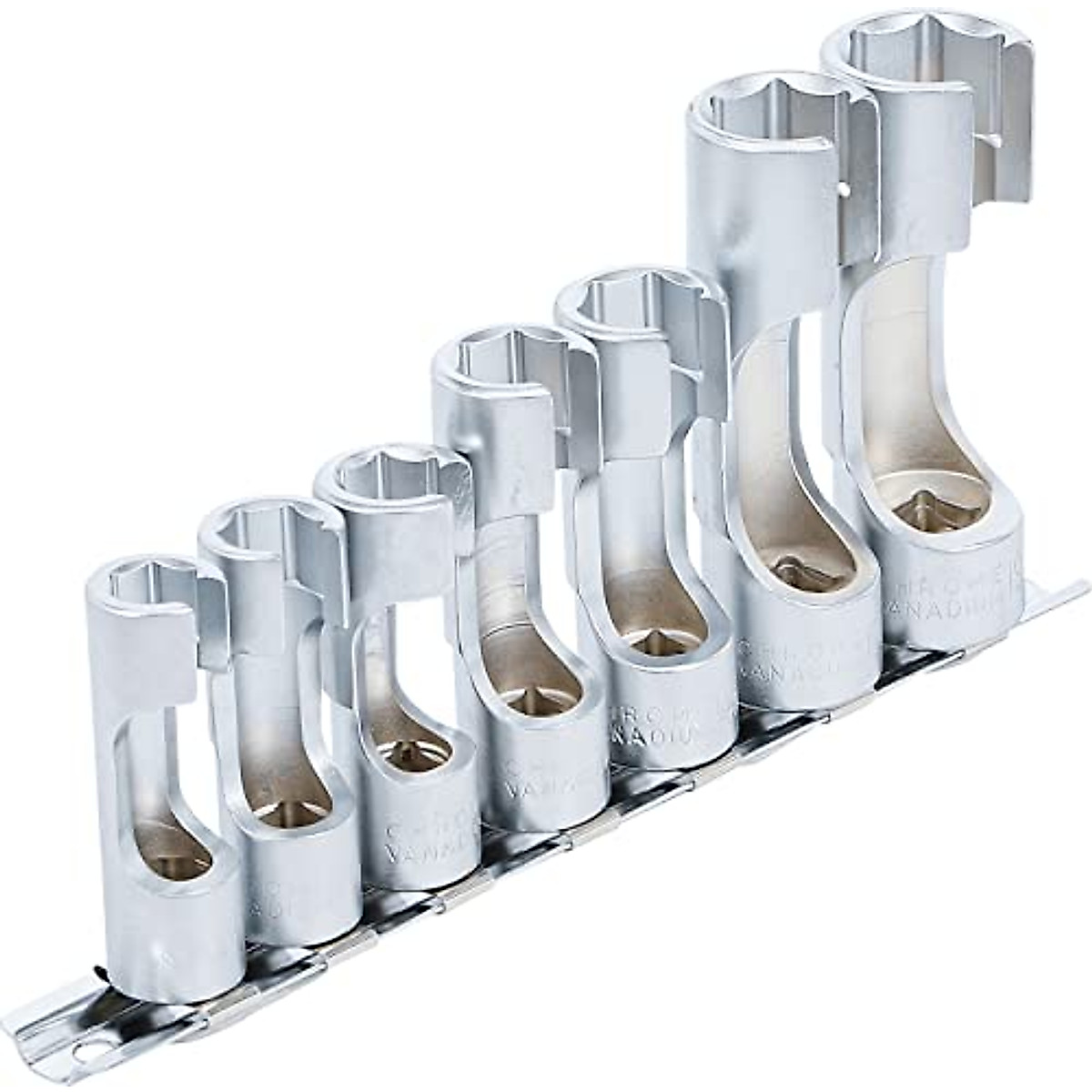 BGS 1105 | Special Socket Set, slotted | 10 mm (3/8") Drive | 10-19 mm | 7 pcs.