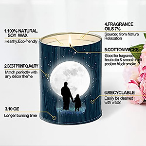 Gifts for Dad, Christmas Candles Gifts for Dad,Birthday Gift for Dad, Fathers Day Gift from Daughter,Cool Gifts for Dad from Daughter, Lavender Candles Gifts for Men Father Husband