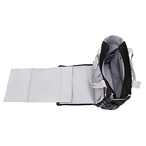 iPack Baby 13In Drop Front Diaper Bag Tote, Arrow Print | Gray, CP00439, Grey, Large