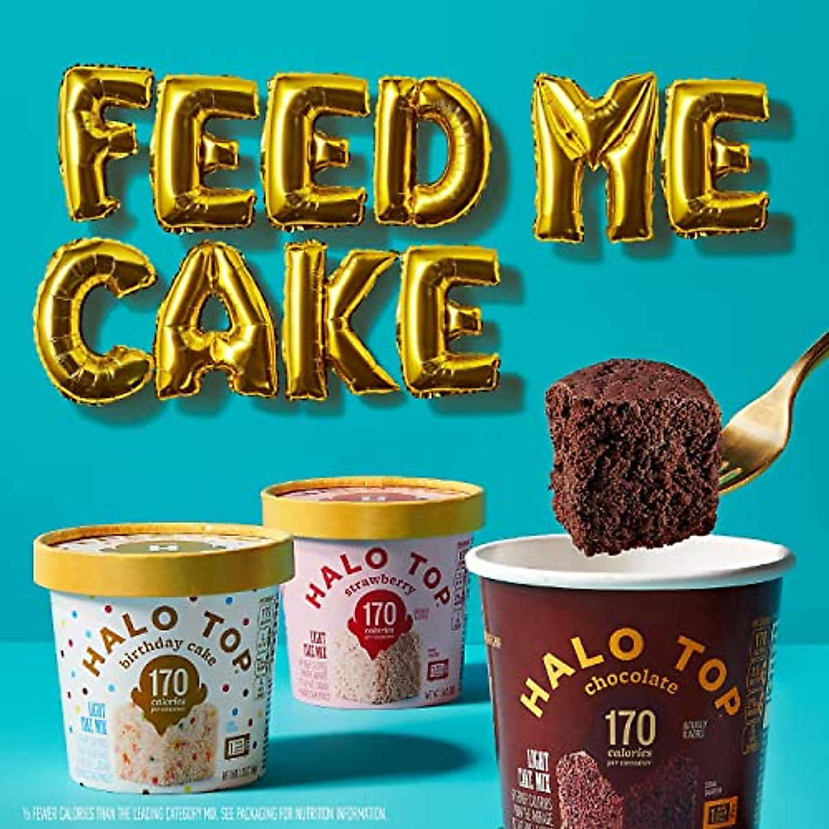 Halo Top Single Serving Birthday Cake Light Cake Mix, 1.76 oz.