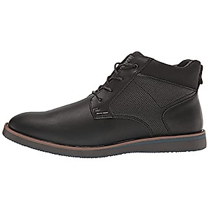 Nunn Bush Men's DC Circuit Plain Toe Chukka Boot with Memory Foam, Black, 13 Wide