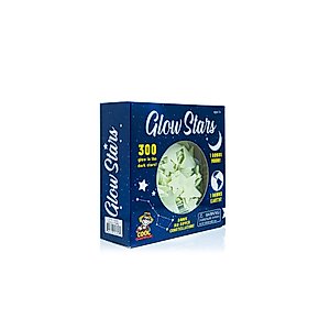 300 Count Glow Stars; Glow in The Dark Stars for Ceiling, Ceiling Stars, Glowing Stars for Ceiling Include Bonus Moon, Earth & Big Dipper Constellation (300 Stars)