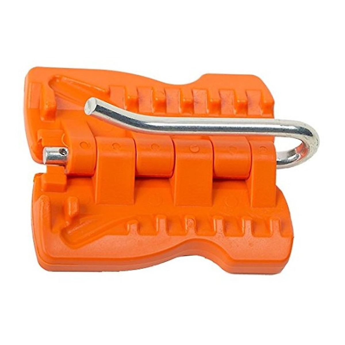 The Original Fat Ivan Fold Up Doorstop Wedge with Magnet Orange (Pack of 2)